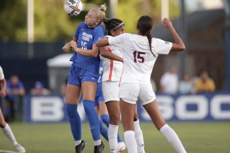 BYU women’s soccer blows past Cal State Fullerton | News, Sports, Jobs ...